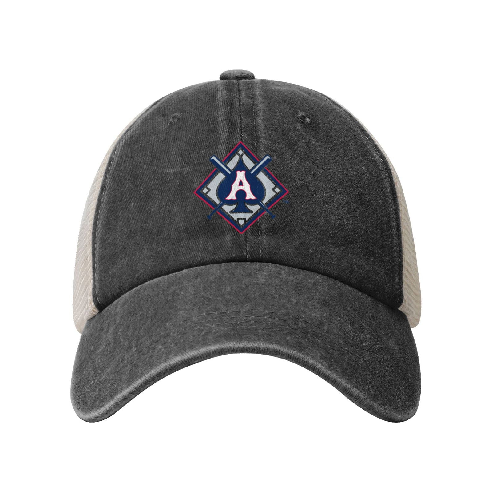 Reno Aces Hat Adjustable Athletic Vintage Washed Distressed Mesh ...