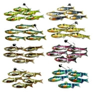 Sonic Curly Tailed Minnow Field Tester Kit - 5 Pack: Rainbow, Patriot ...