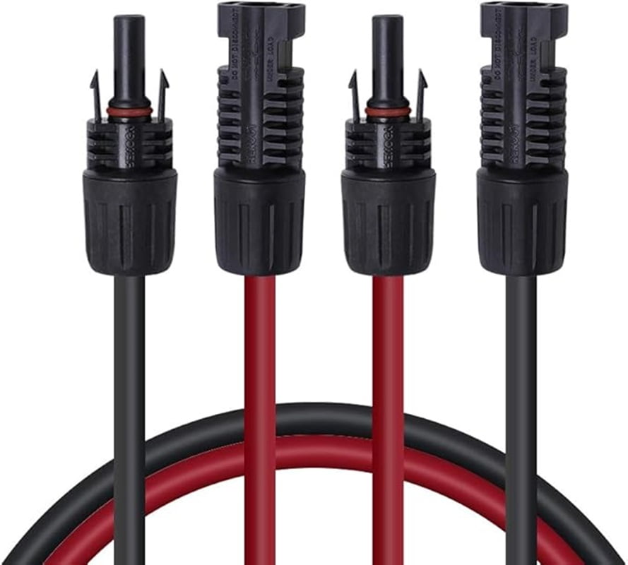 Renogy 10FT 12AWG Solar Panel Extension Cable with Female and Male ...