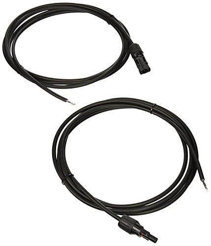 Renogy 10ft 12AWG Adaptor Kit Solar Cable PV with Female and Male ...