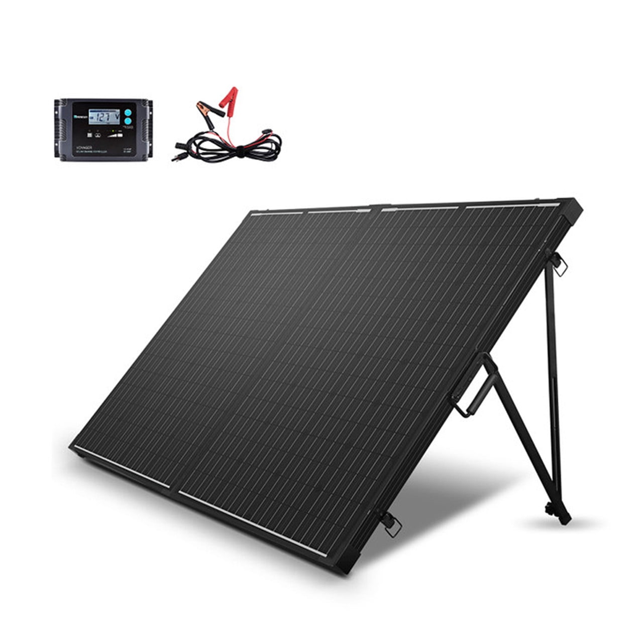 Renogy 200 Watt 12 Volt Portable Solar Panel with Waterproof 20A ...