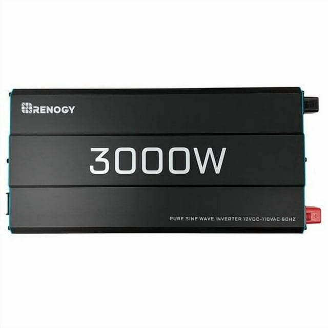 Renogy Portable 3000W 12V Pure Sine Wave Solar Panel Kit Power Inverter ...