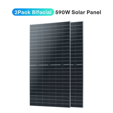Renogy 6-Pack 450W Bifacial Monocrystalline Solar Panels, 12/24V PV ...