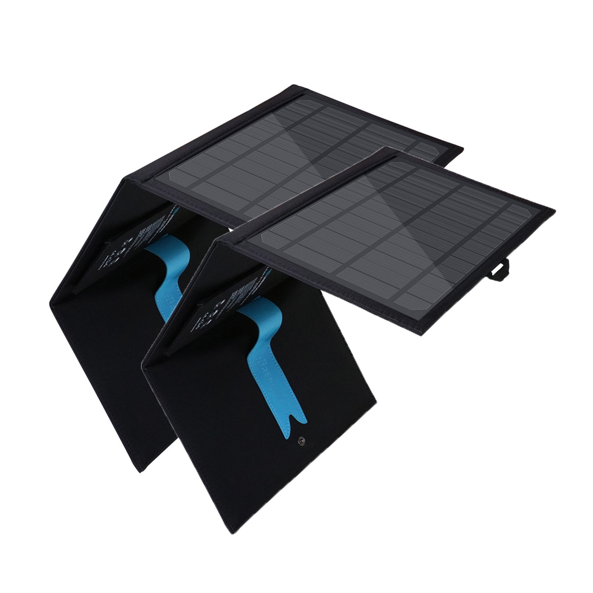 Renogy E.FLEX 21 Portable Solar Panel 2 pieces with USB-C Port, and USB ...