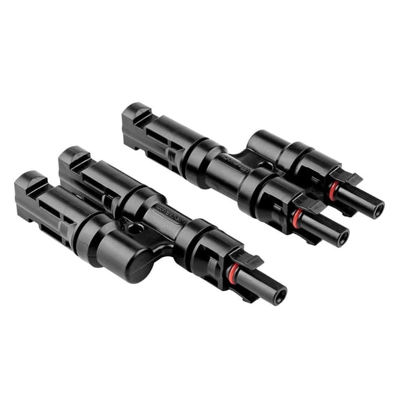 Renogy, Solar Y Branch Connectors, Pair, Waterproof, 1000V DC - Walmart.com