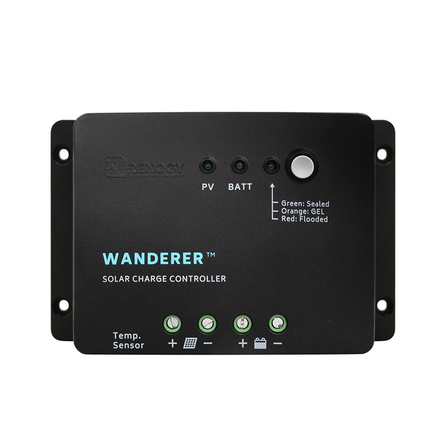 Renogy Wanderer 30A PWM Solar Panel Charge Controller Battery Regulator ...