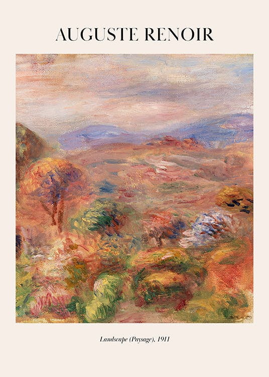 Renoir - Landscape (Paysage) Print Wall Art, Modern Wall Decor For ...