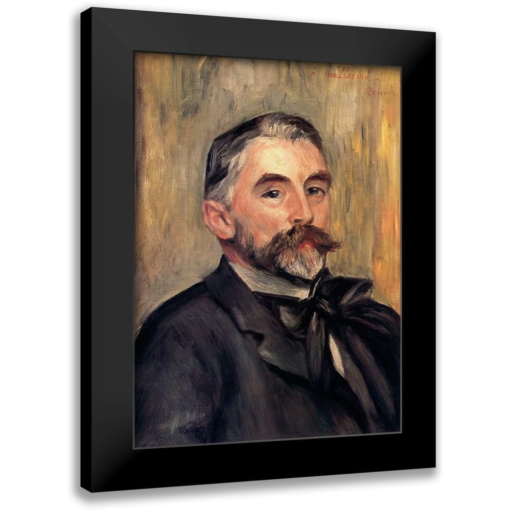 Renoir, Pierre-Auguste 11x14 Black Modern Framed Museum Art Print Titled - StÃ©phane MallarmÃ ...