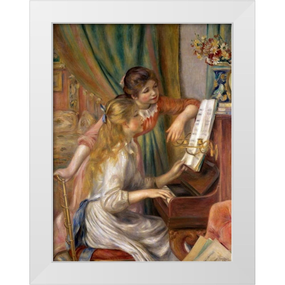 Renoir, Pierre-Auguste 12x14 White Modern Wood Framed Museum Art Print ...
