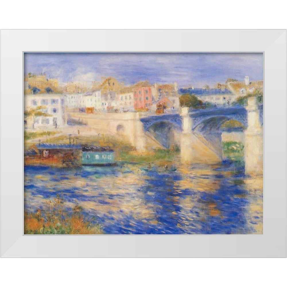 Renoir, Pierre-Auguste 14x12 White Modern Wood Framed Museum Art Print ...