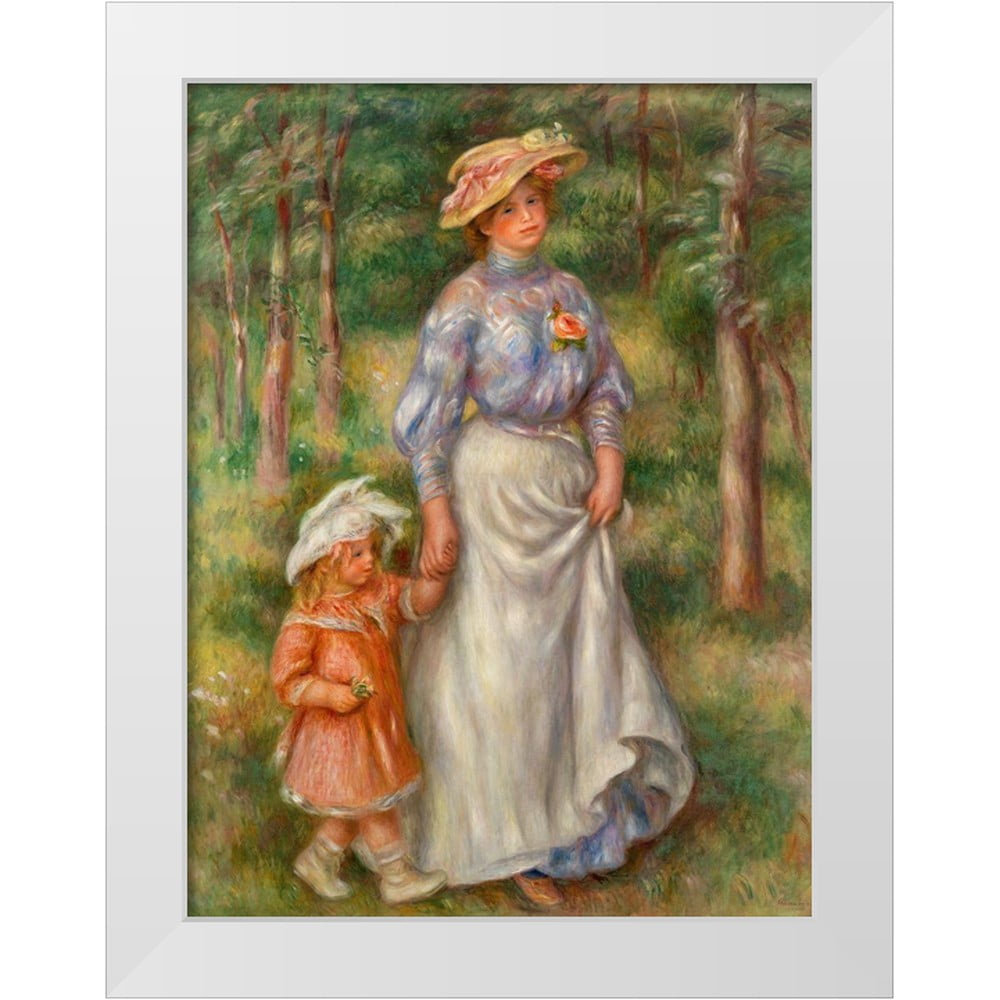Renoir, Pierre-Auguste 15x18 White Modern Wood Framed Museum Art Print ...
