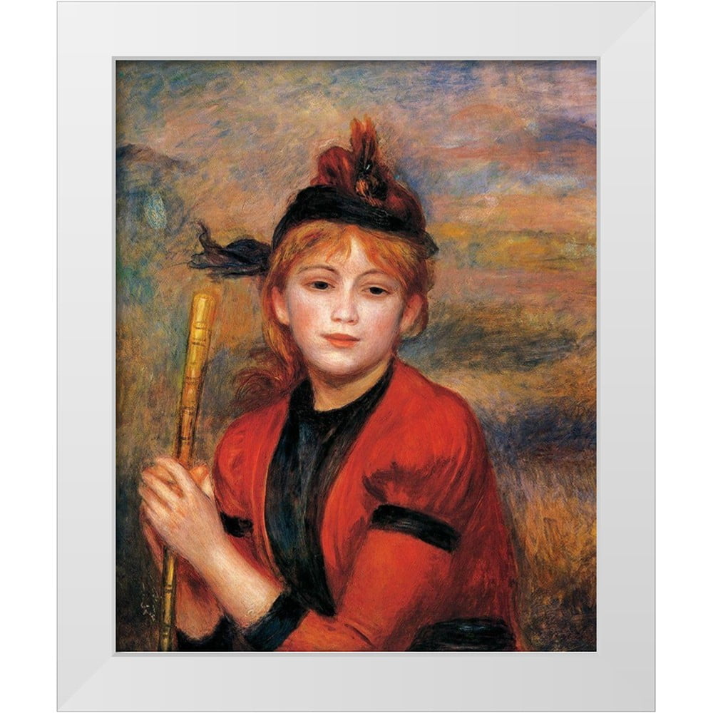 Renoir, Pierre-Auguste 20x24 White Modern Wood Framed Museum Art Print ...
