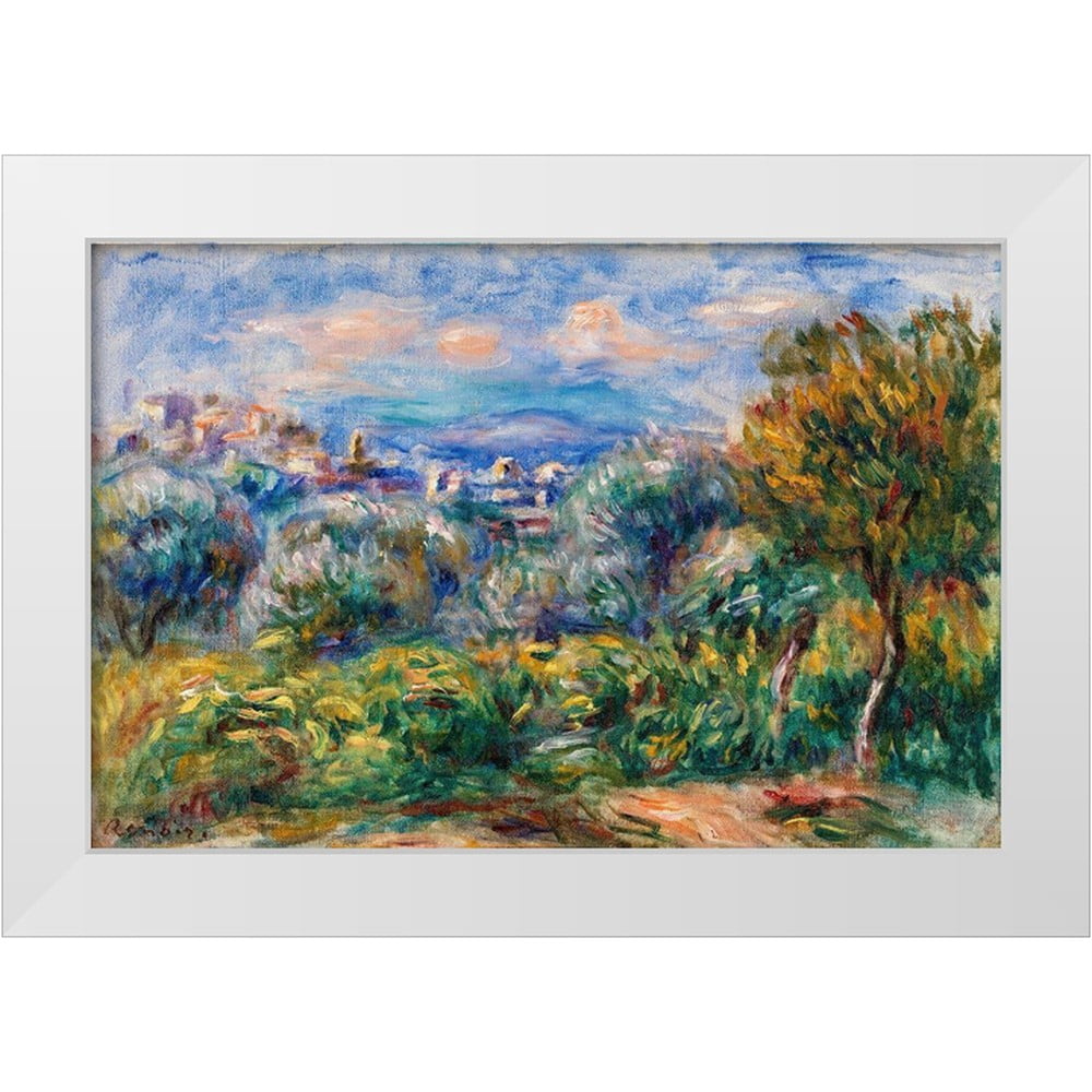 Renoir, Pierre-Auguste 24x17 White Modern Wood Framed Museum Art Print ...