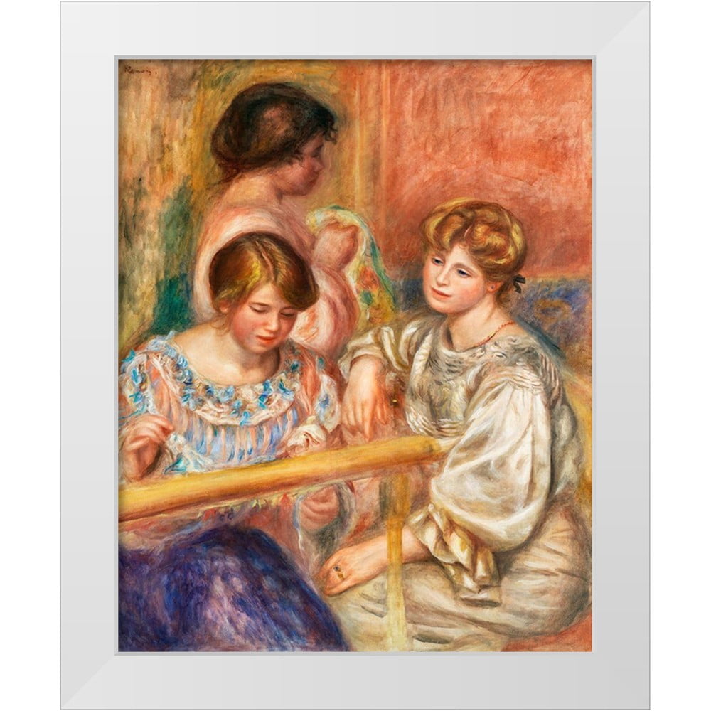 Renoir, Pierre-Auguste 26x32 White Modern Wood Framed Museum Art Print ...