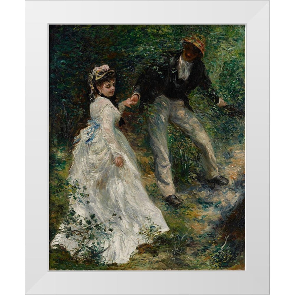 Renoir, Pierre-Auguste 26x32 White Modern Wood Framed Museum Art Print ...