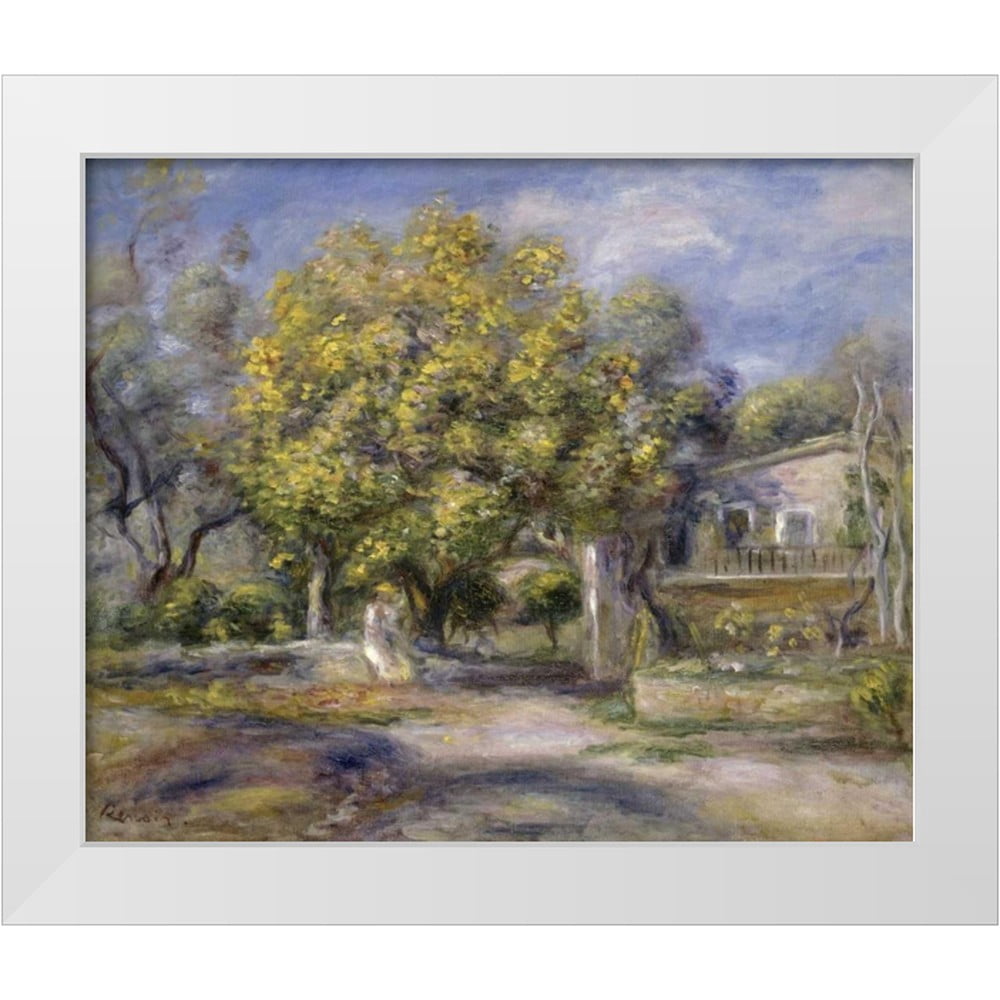 Renoir, Pierre-Auguste 31x26 White Modern Wood Framed Museum Art Print ...
