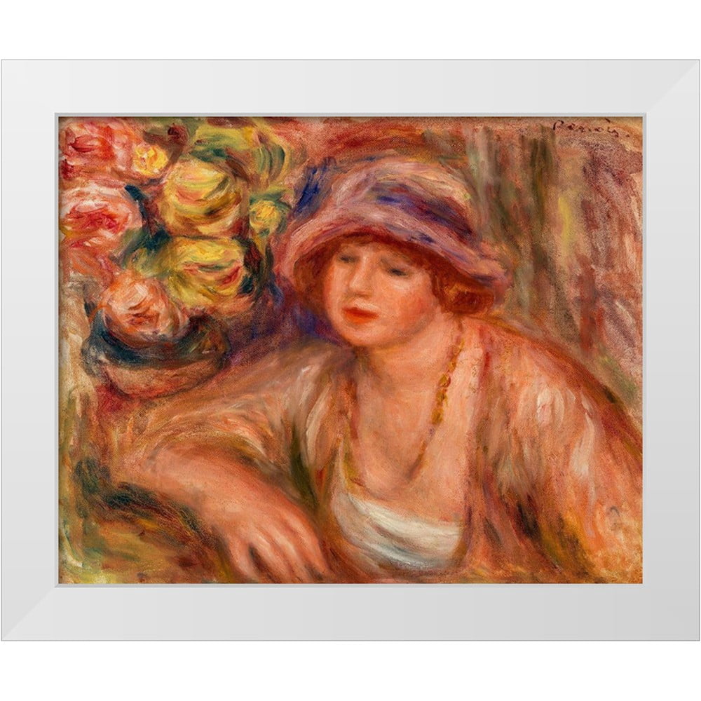 Renoir, Pierre-Auguste 32x26 White Modern Wood Framed Museum Art Print ...