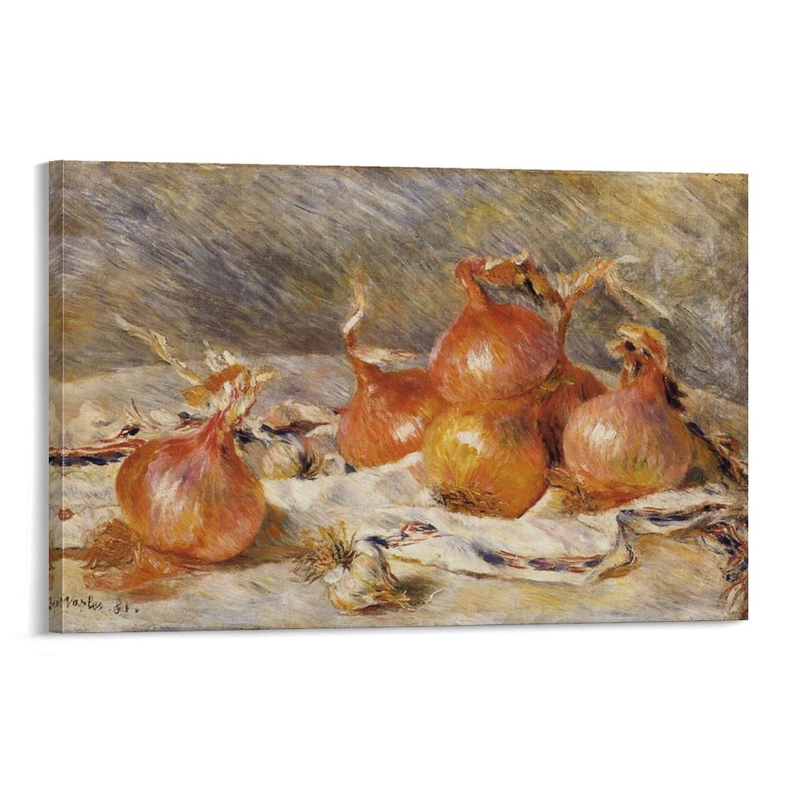 Renoir Print Painting Onions Artworks Picture Print Poster Wall Art ...