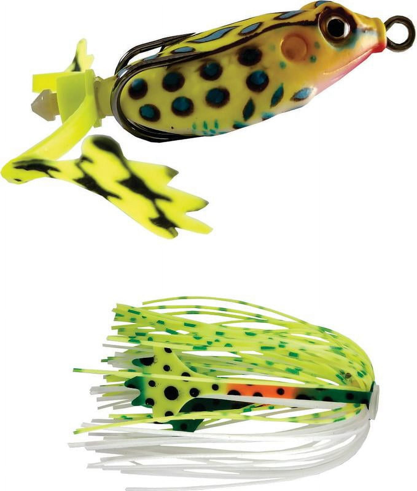 Renosky 2 Super Micro Frog Chartreuse Soft Baits Advanced Fishing Lure ...