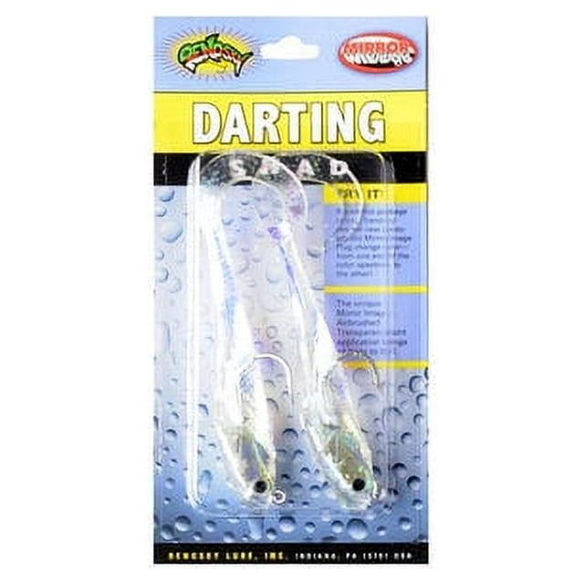 Renosky - Mirror Image Darting Shad, 5" Swim Bait, Black Shad, 2 Count ...