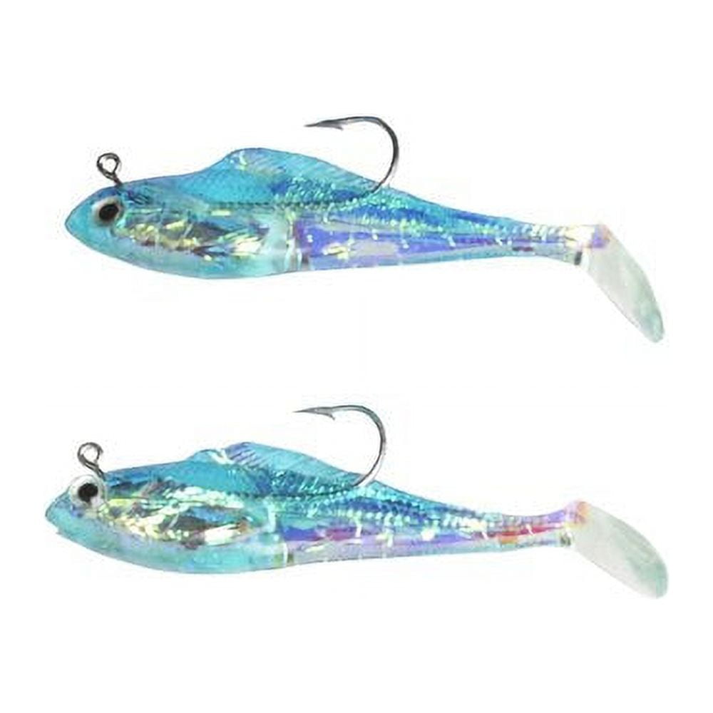 Renosky, Mirror Image Paddle Shad, 3" Swim Bait, Blue, 2 Count ...