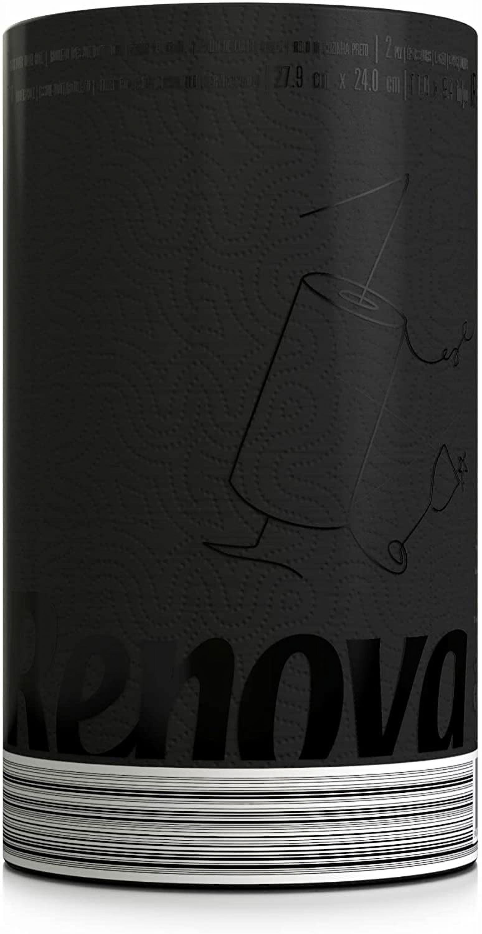 Renova Single Roll Kitchen Paper Towels, Black - Walmart.com