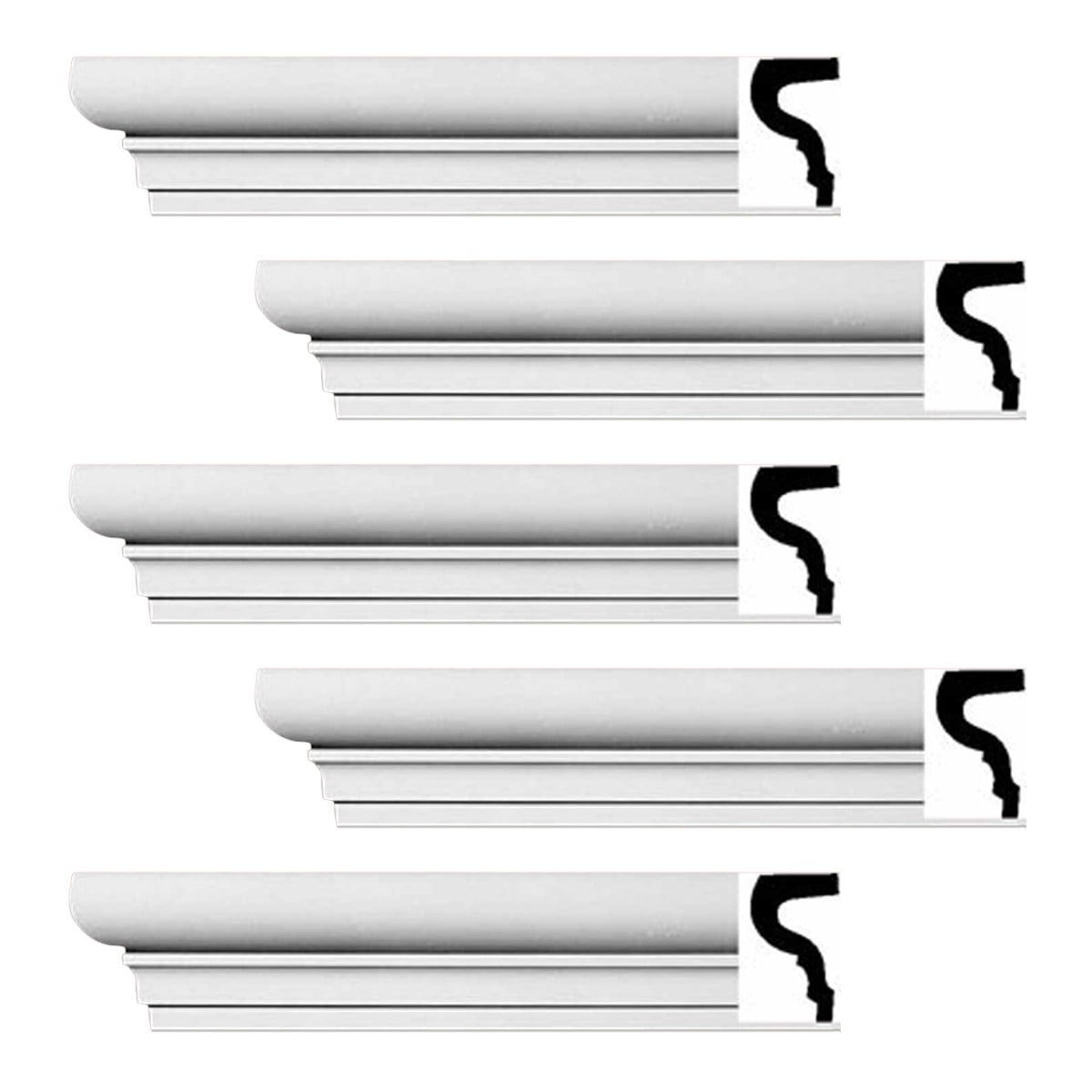 Renovator's Supply Cornice Crown Mouldings White Strasbourg DIY ...