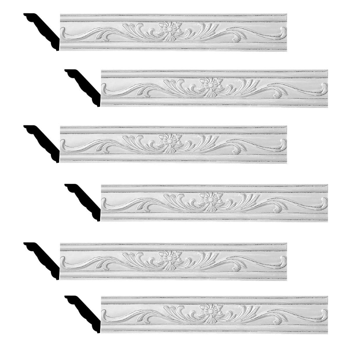 Renovator's Supply Cornice Crown Mouldings White Urethane Ava DIY ...