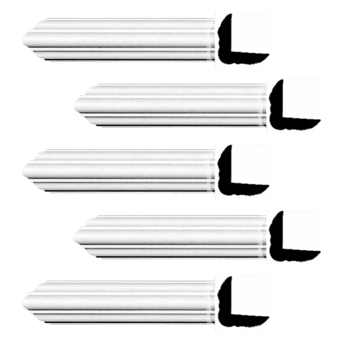 Renovator's Supply Cornice Crown Mouldings White Urethane Belfort ...