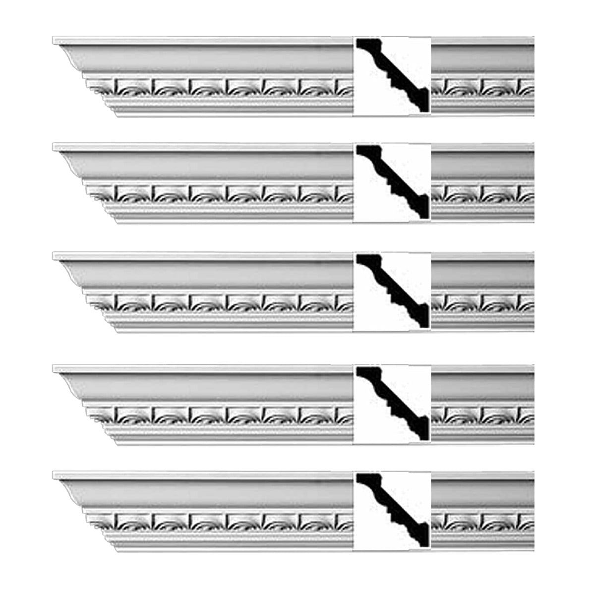 Renovator's Supply Cornice Crown Mouldings White Urethane Bellance DIY ...
