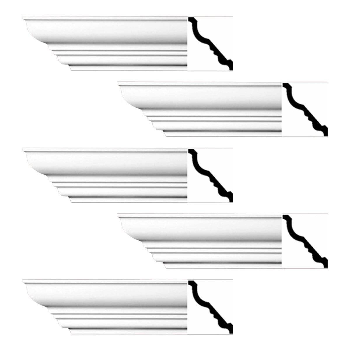 Renovator's Supply Cornice Crown Mouldings White Urethane Bennington ...