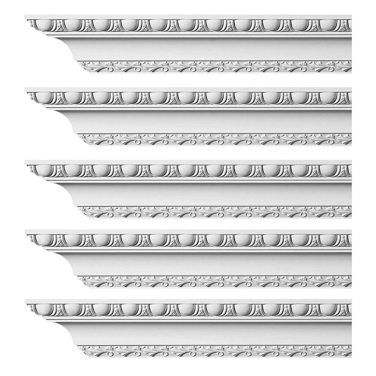 Renovator's Supply Cornice Crown Mouldings White Urethane Brewster DIY ...