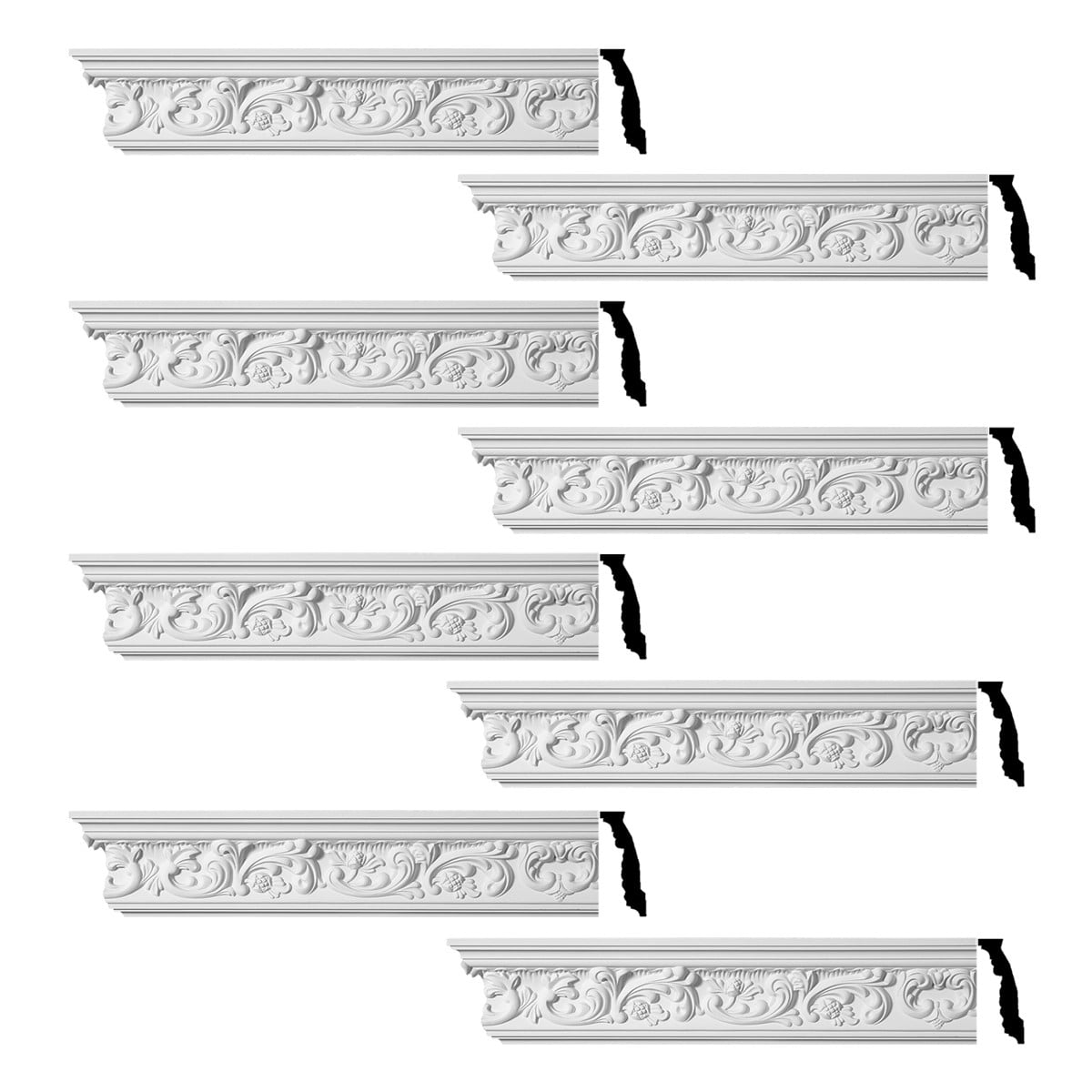 Renovator's Supply Cornice Crown Mouldings White Urethane Cannes DIY ...