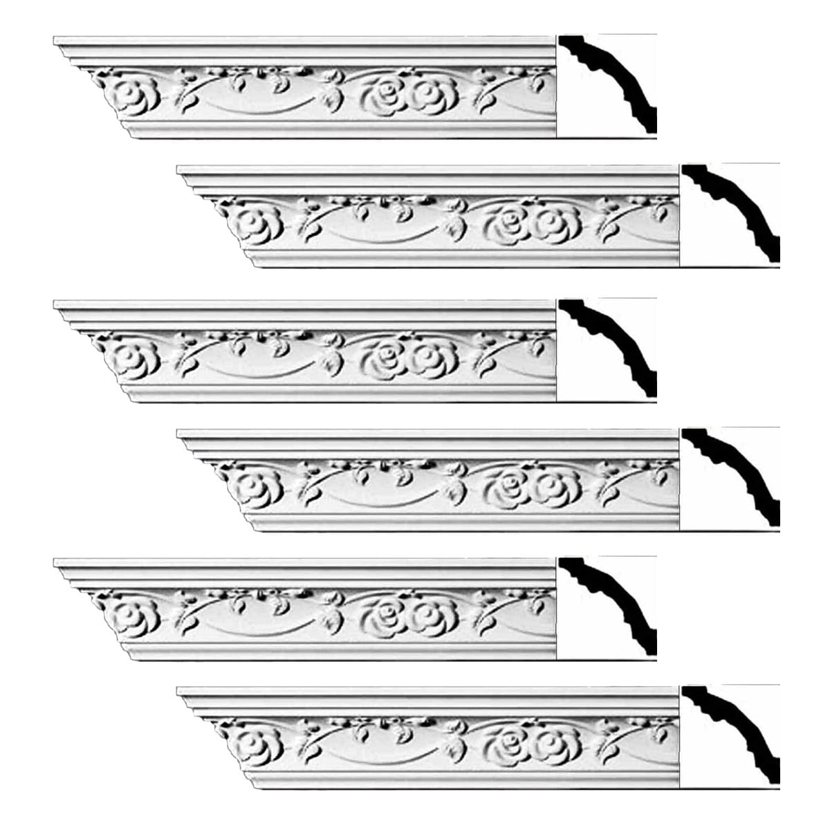 Renovator's Supply Cornice Crown Mouldings White Urethane Huntington ...