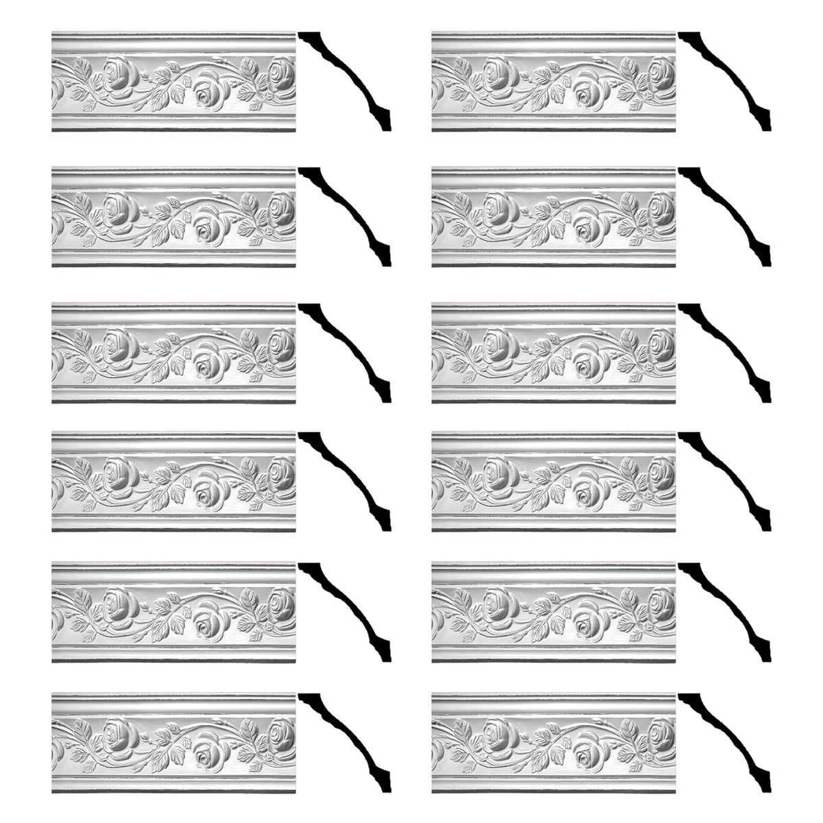 Renovator's Supply Cornice Crown Mouldings White Urethane Ceiling Wall ...