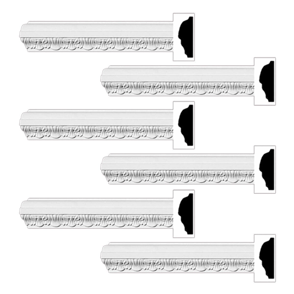 Renovator's Supply Cornice Crown Mouldings White Urethane DIY Interior ...