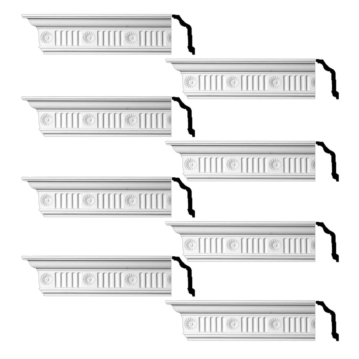 Renovator's Supply Cornice Crown Mouldings White Urethane DIY Interior ...