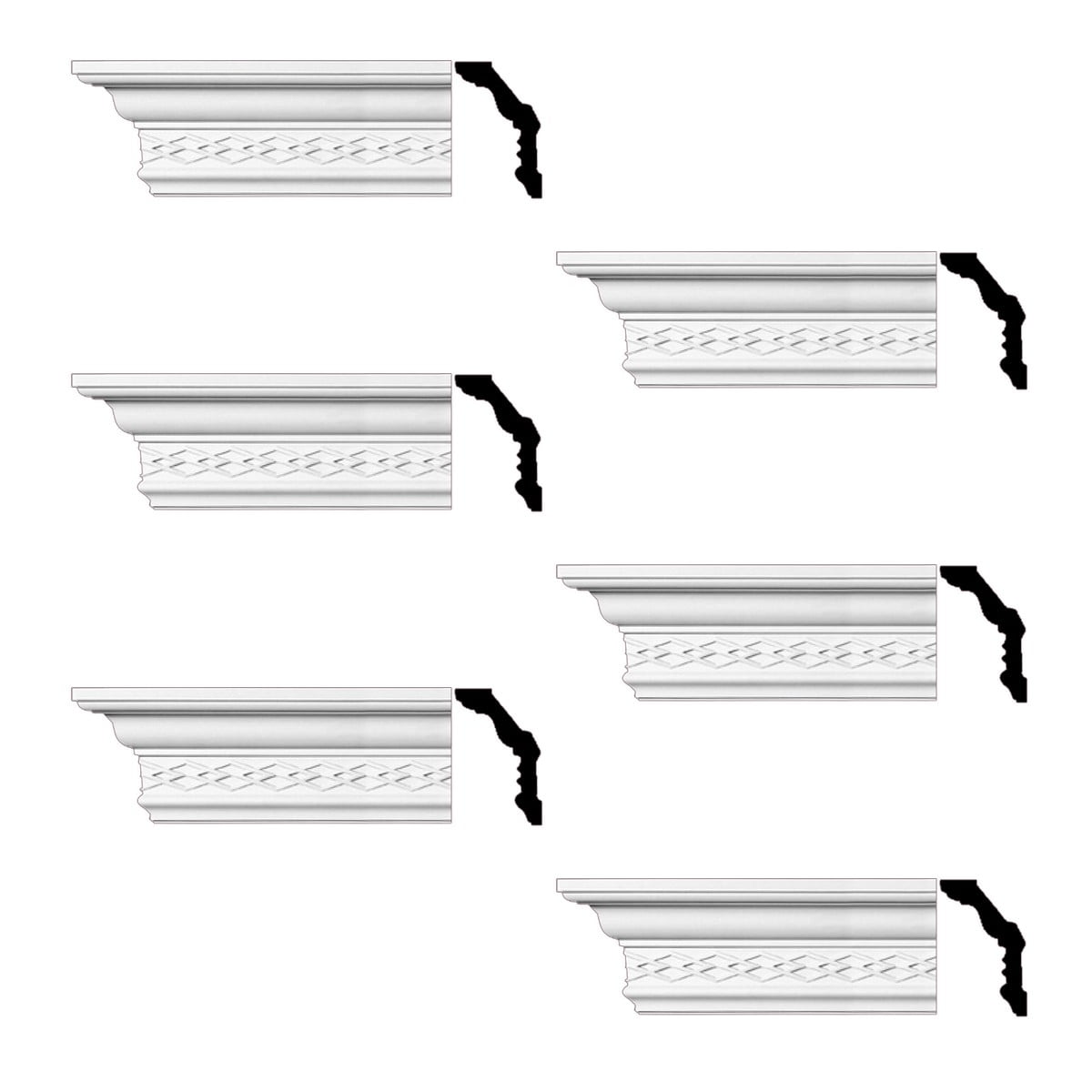 Renovator's Supply Cornice Crown Mouldings White Urethane DIY Interior ...