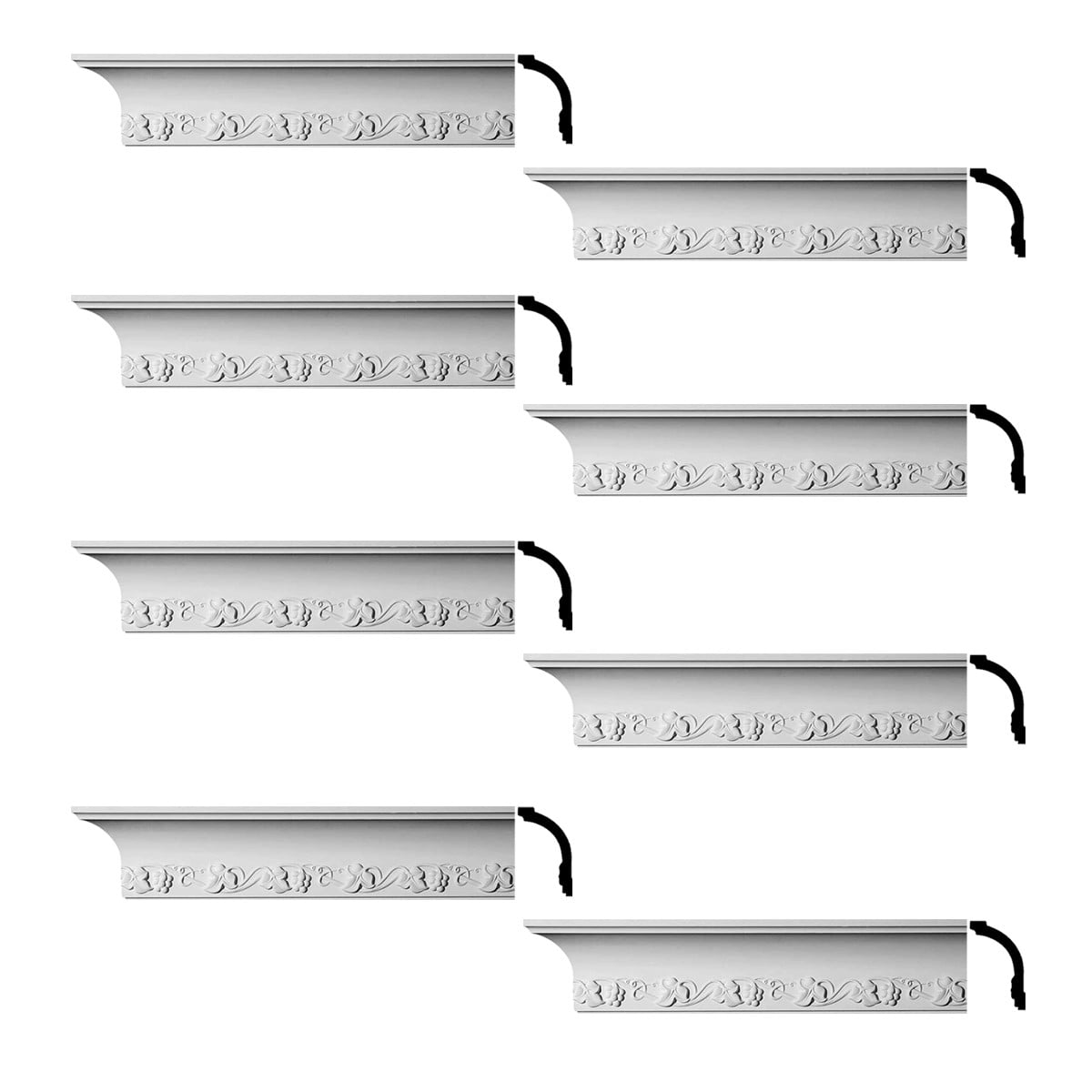 Renovator's Supply Cornice Crown Mouldings White Urethane Daria Ornate ...