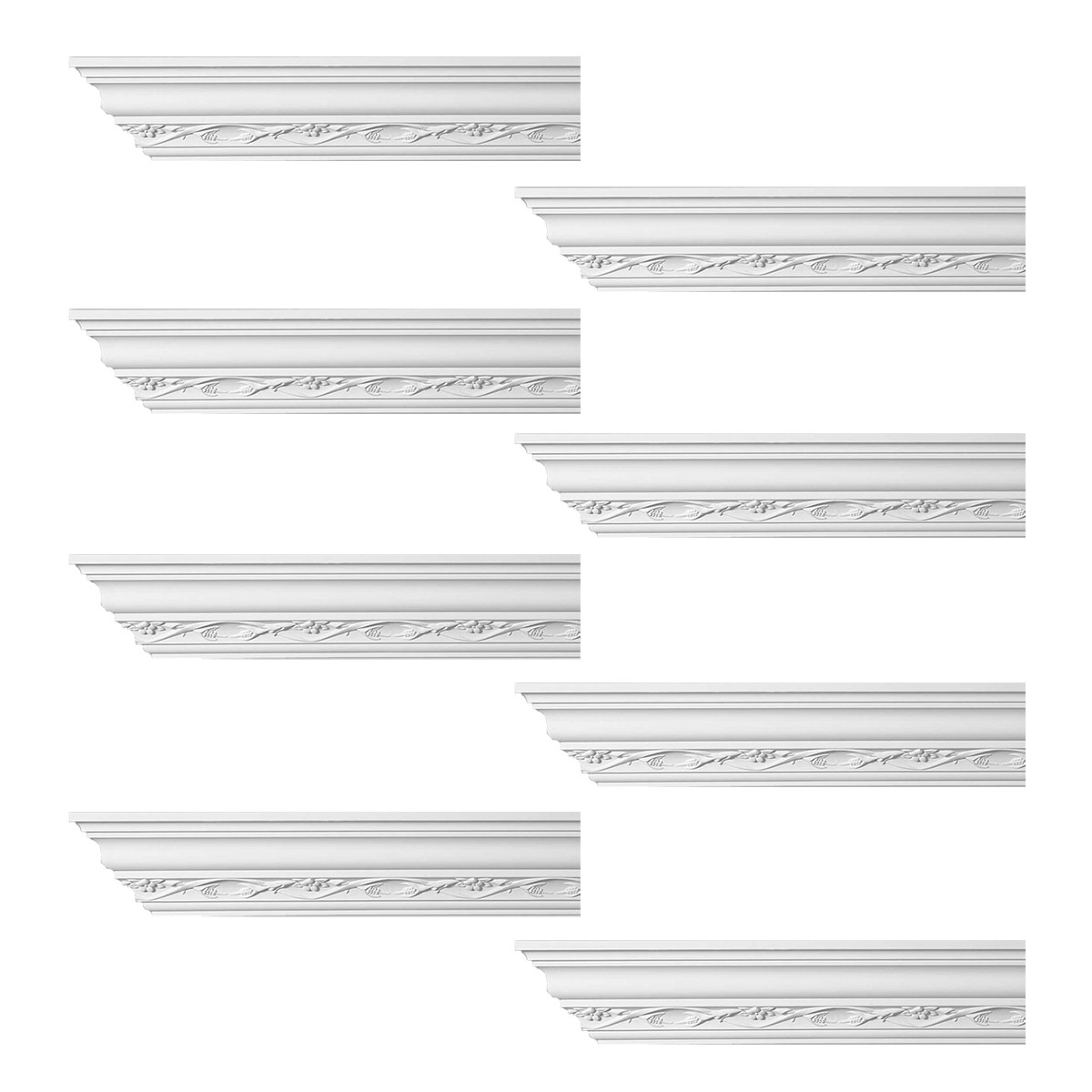 Renovator's Supply Cornice Crown Mouldings White Urethane Elisabetta ...