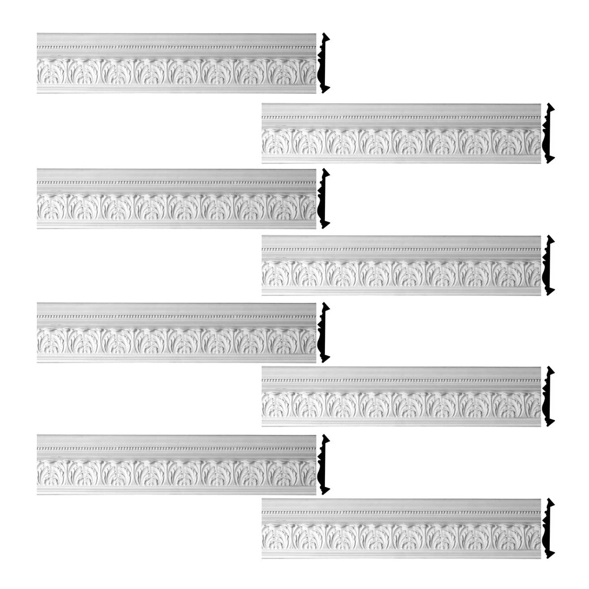 Renovator's Supply Cornice Crown Mouldings White Urethane Etienne ...