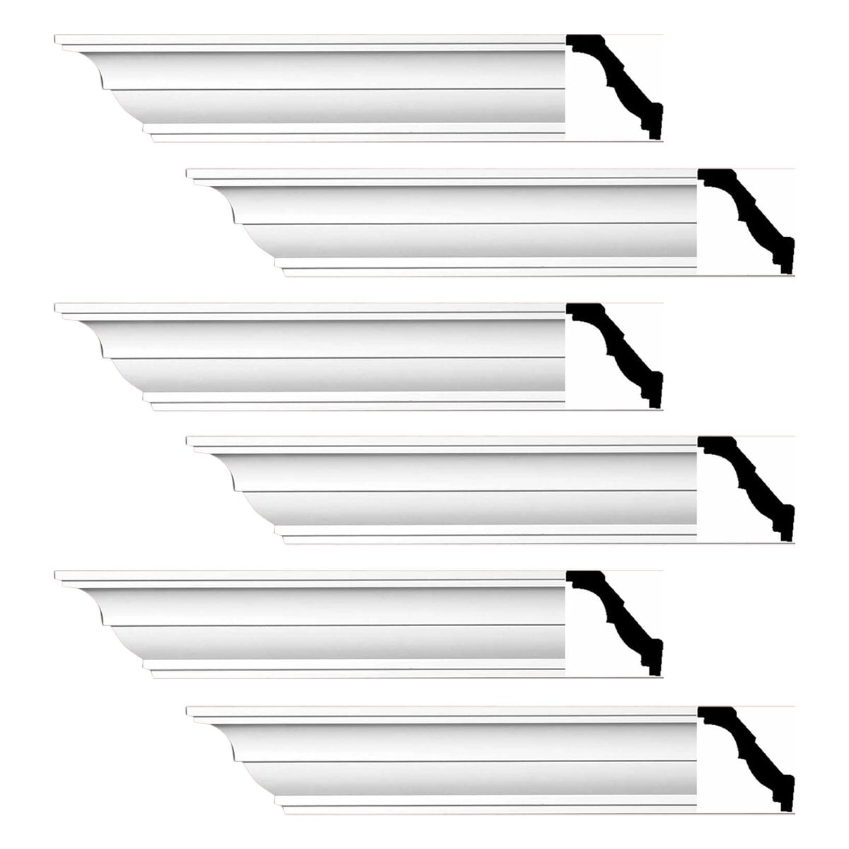 Renovator's Supply Cornice Crown Mouldings White Urethane Holly Springs ...