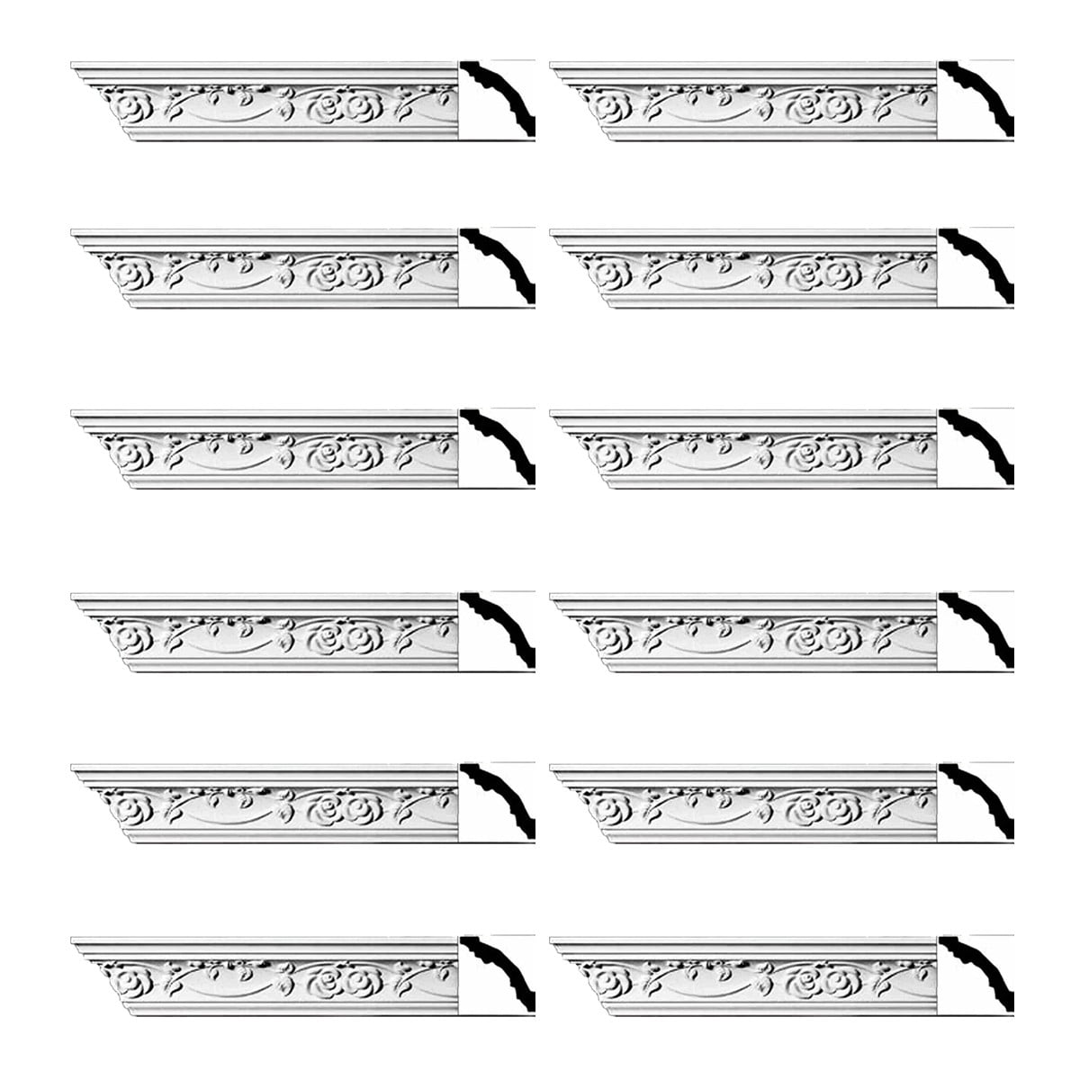 Renovator's Supply Cornice Crown Mouldings White Urethane Huntington ...