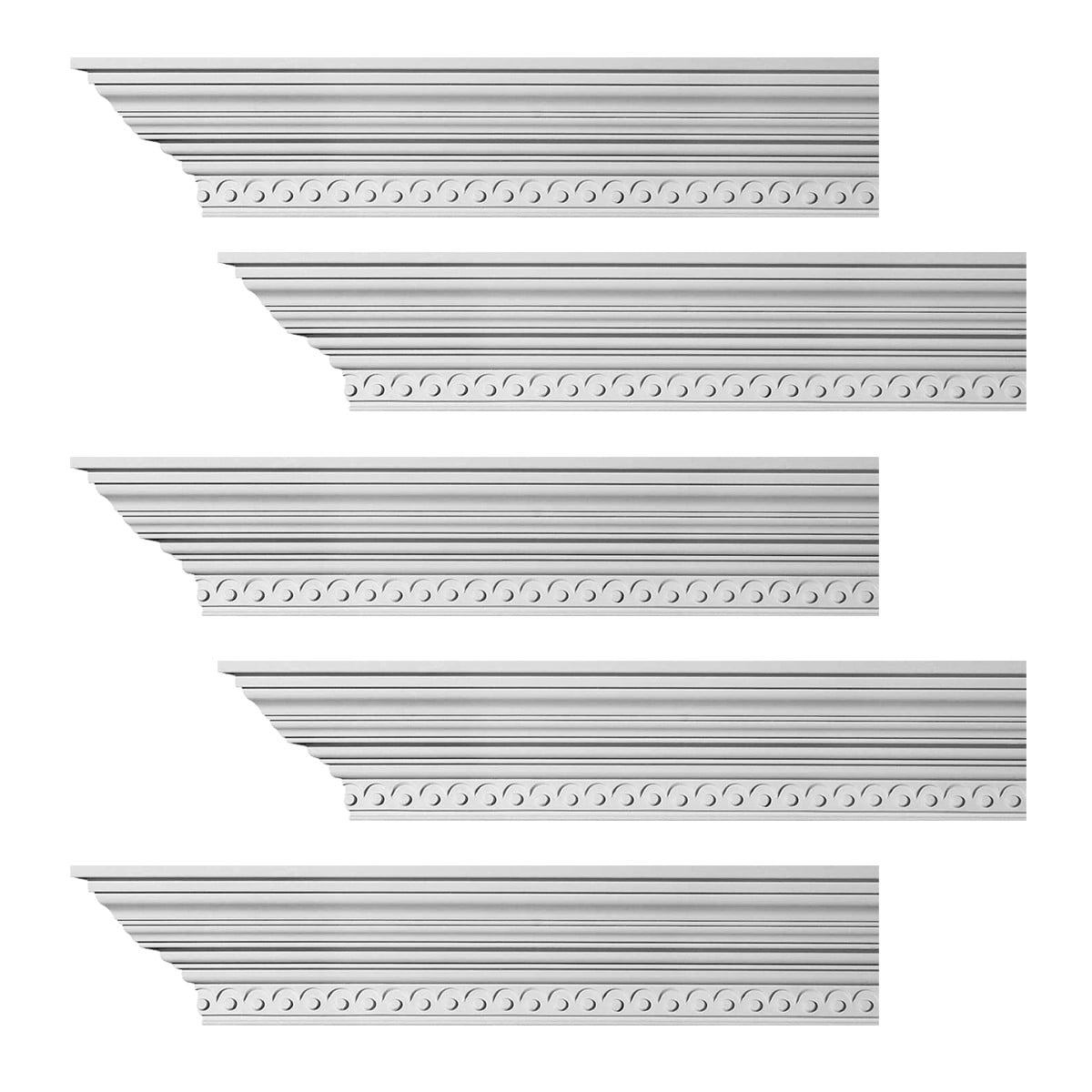 Renovator's Supply Cornice Crown Mouldings White Urethane Lourdes ...