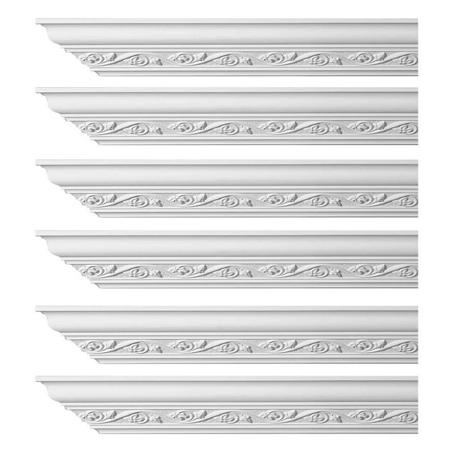 Renovator's Supply Cornice Crown Mouldings White Urethane Lunetta DIY ...