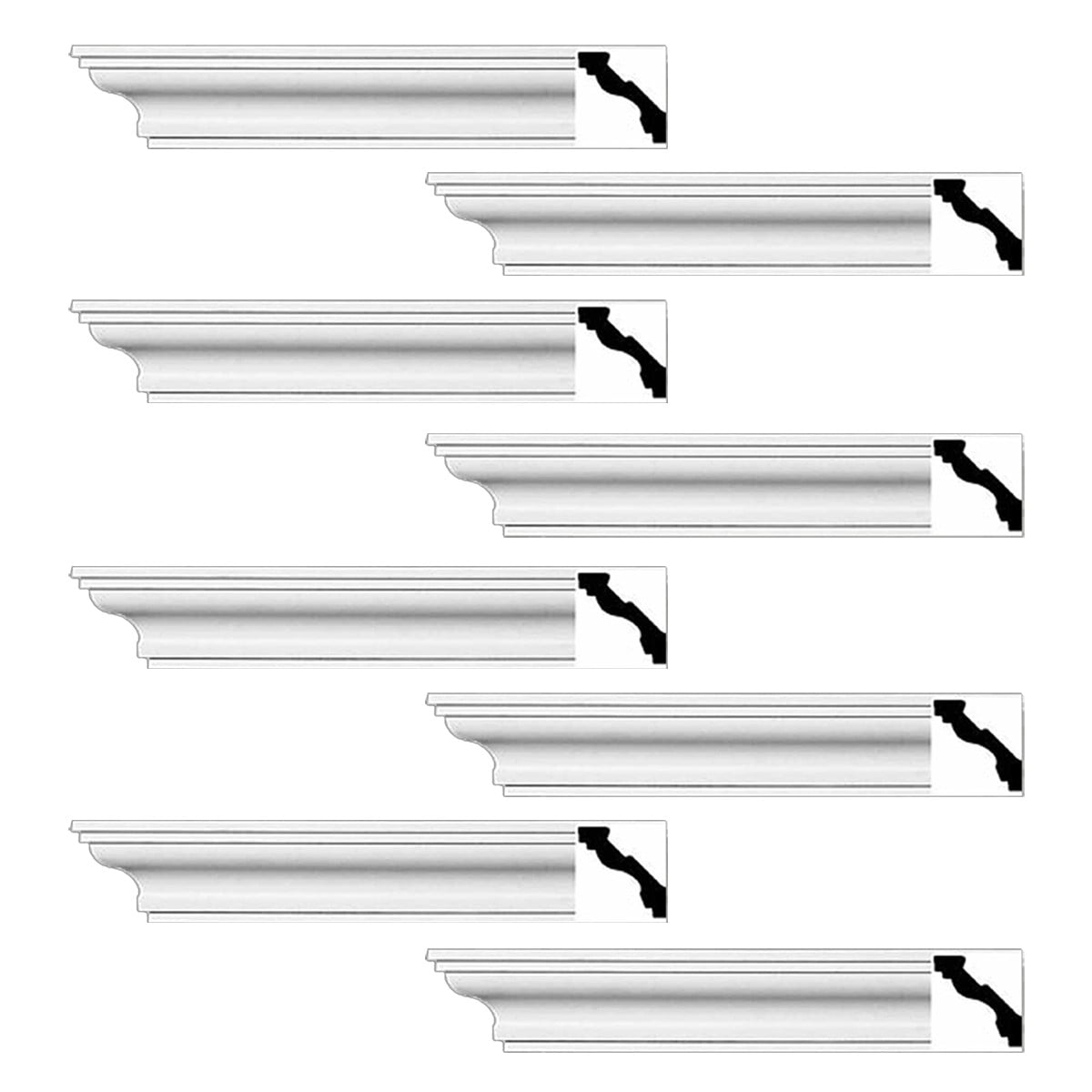 Renovator's Supply Cornice Crown Mouldings White Urethane Marblehead ...