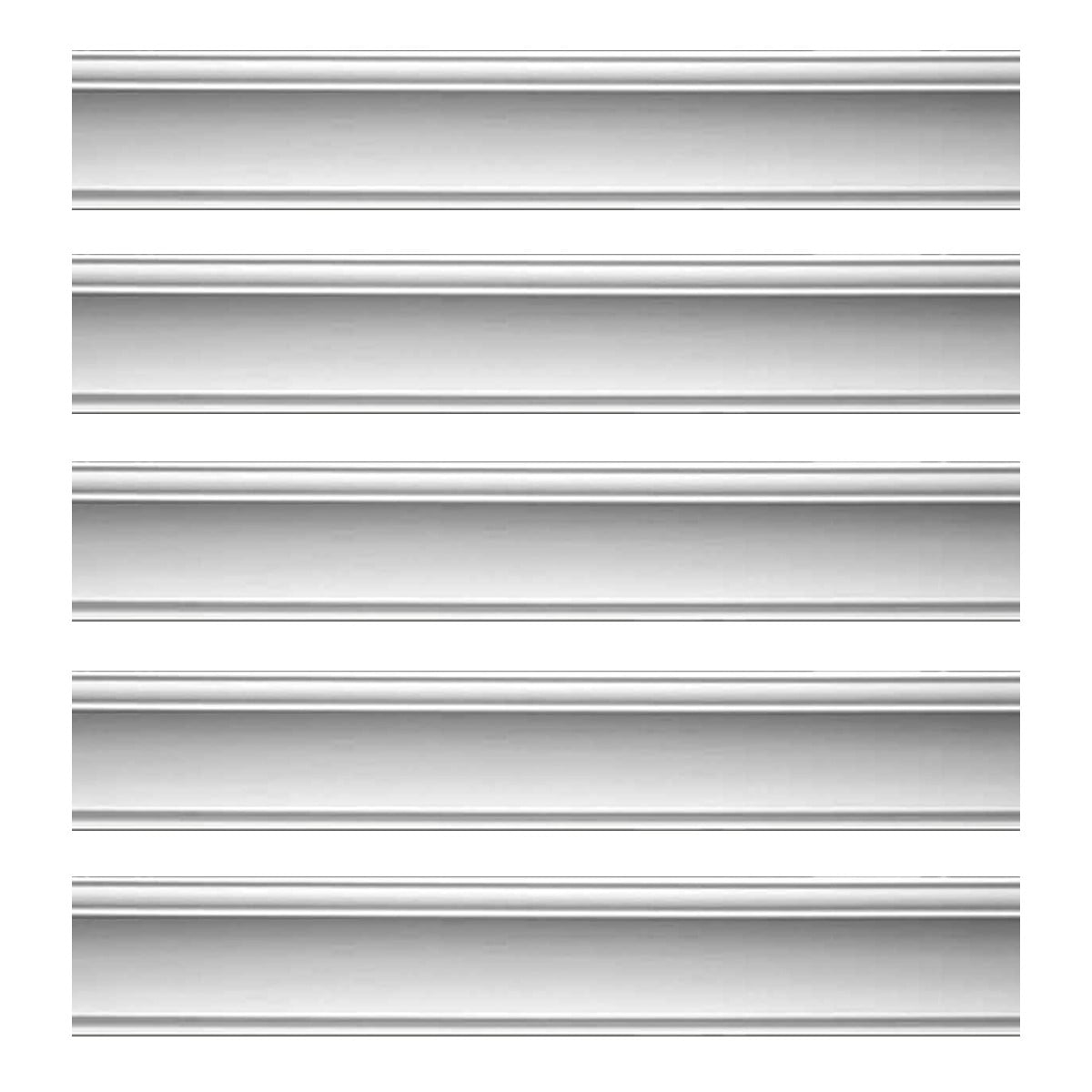 Renovator's Supply Cornice Crown Mouldings White Urethane Merton Simple ...