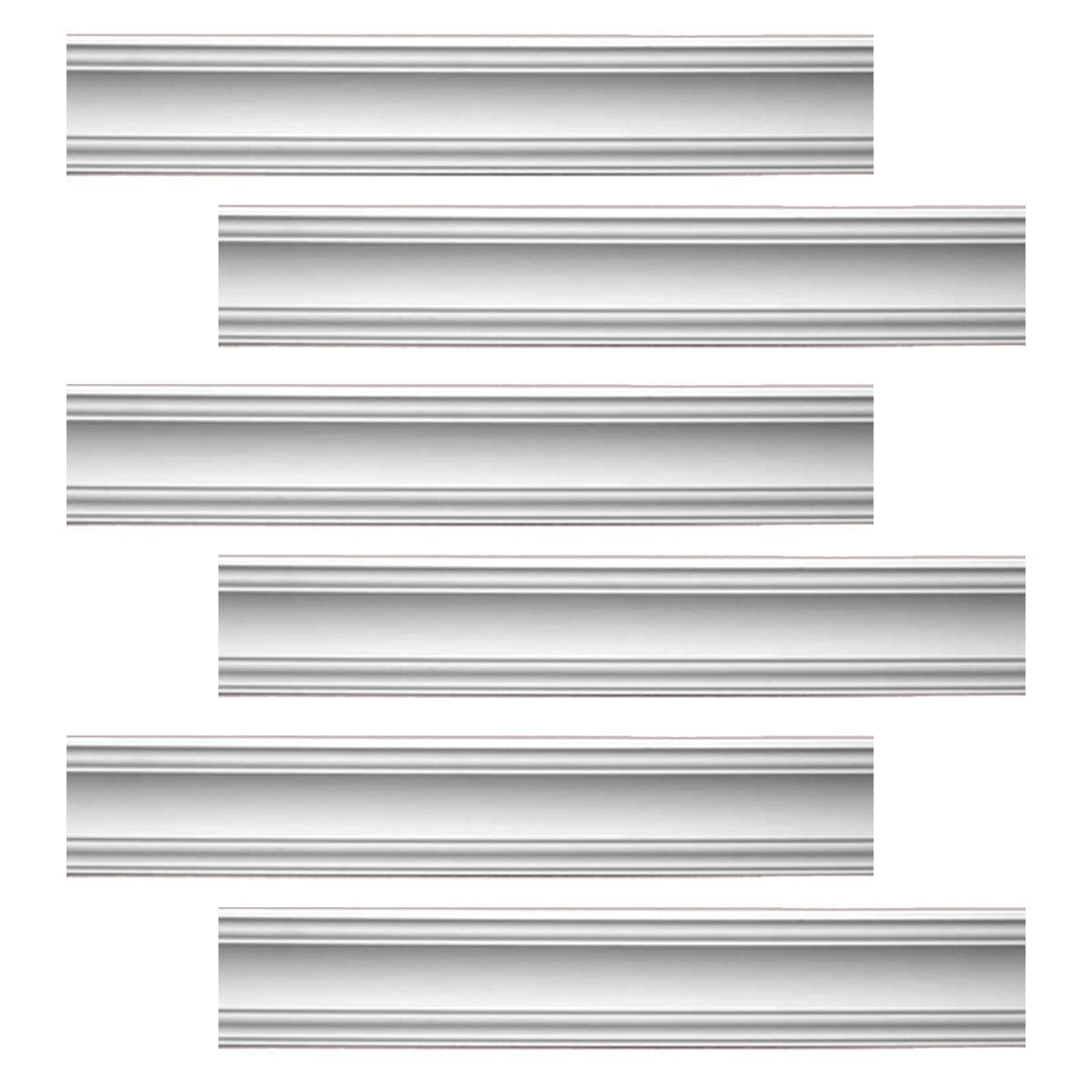Renovator's Supply Cornice Crown Mouldings White Urethane Parisian DIY ...