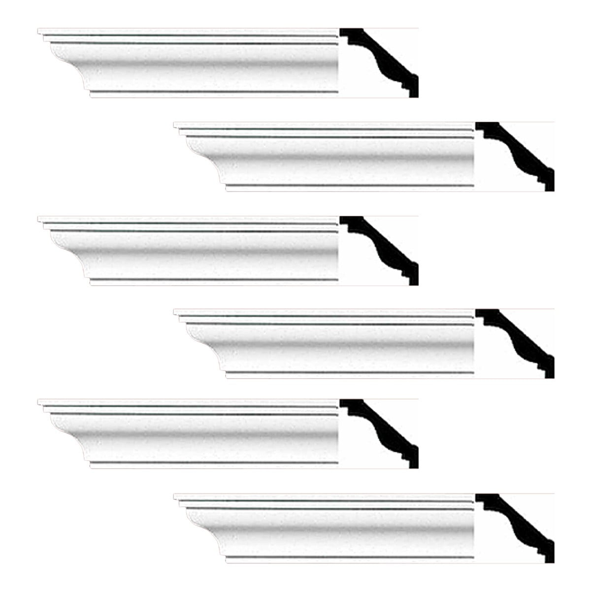 Renovator's Supply Cornice Crown Mouldings White Urethane Pleasance ...