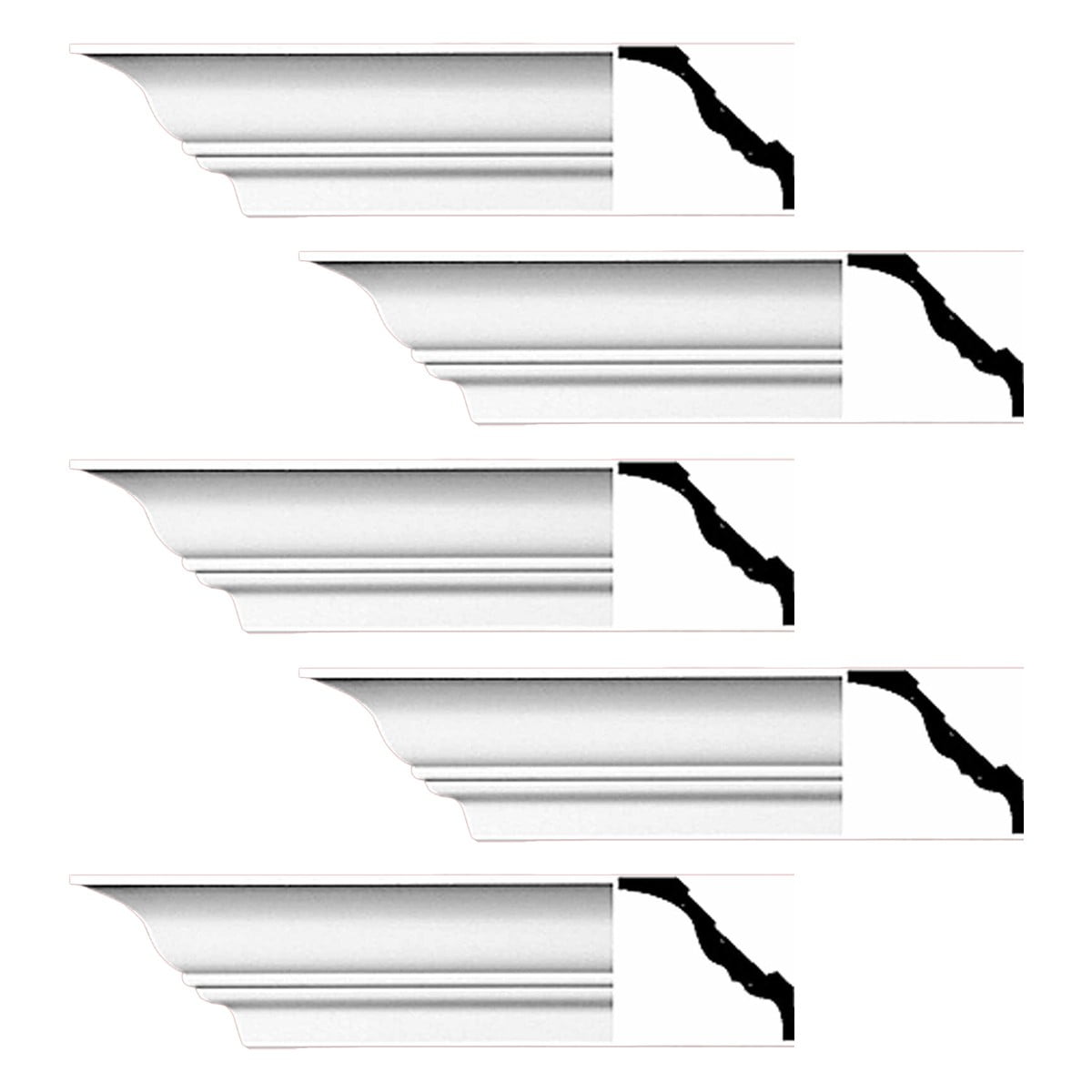 Renovator's Supply Cornice Crown Mouldings White Urethane Princess Anne ...